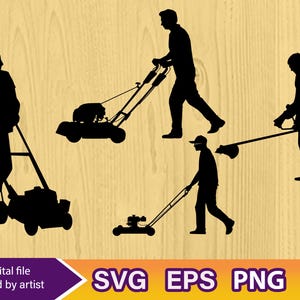 Lawn Mower Svg, Mowing Svg, Lawn Mower Service Svg, Gardening Clipart ...