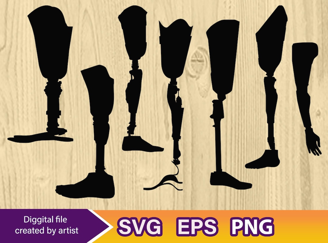 Prosthetic Leg Svg, Artficial Leg Svg, Bionic Prothetisch, Artificial ...
