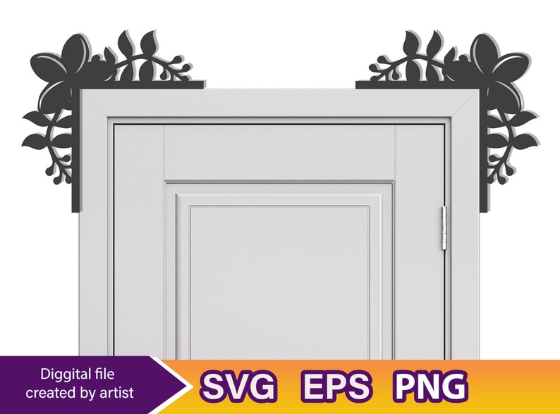 Door Corners Svg, Corner Svg, Laser Cut, Door Corner Eps, Corners ...