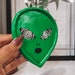 Hand Sculpted Alien Trinket Tray Glows in Black Light - Etsy