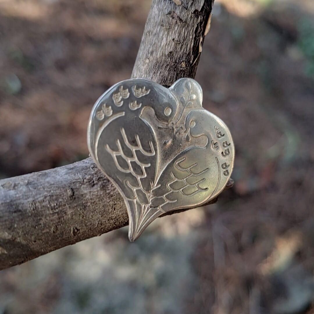 Sapucai Ring by Cuenca Mestiza, Made in Argentina, Silver Alloy, Latin ...