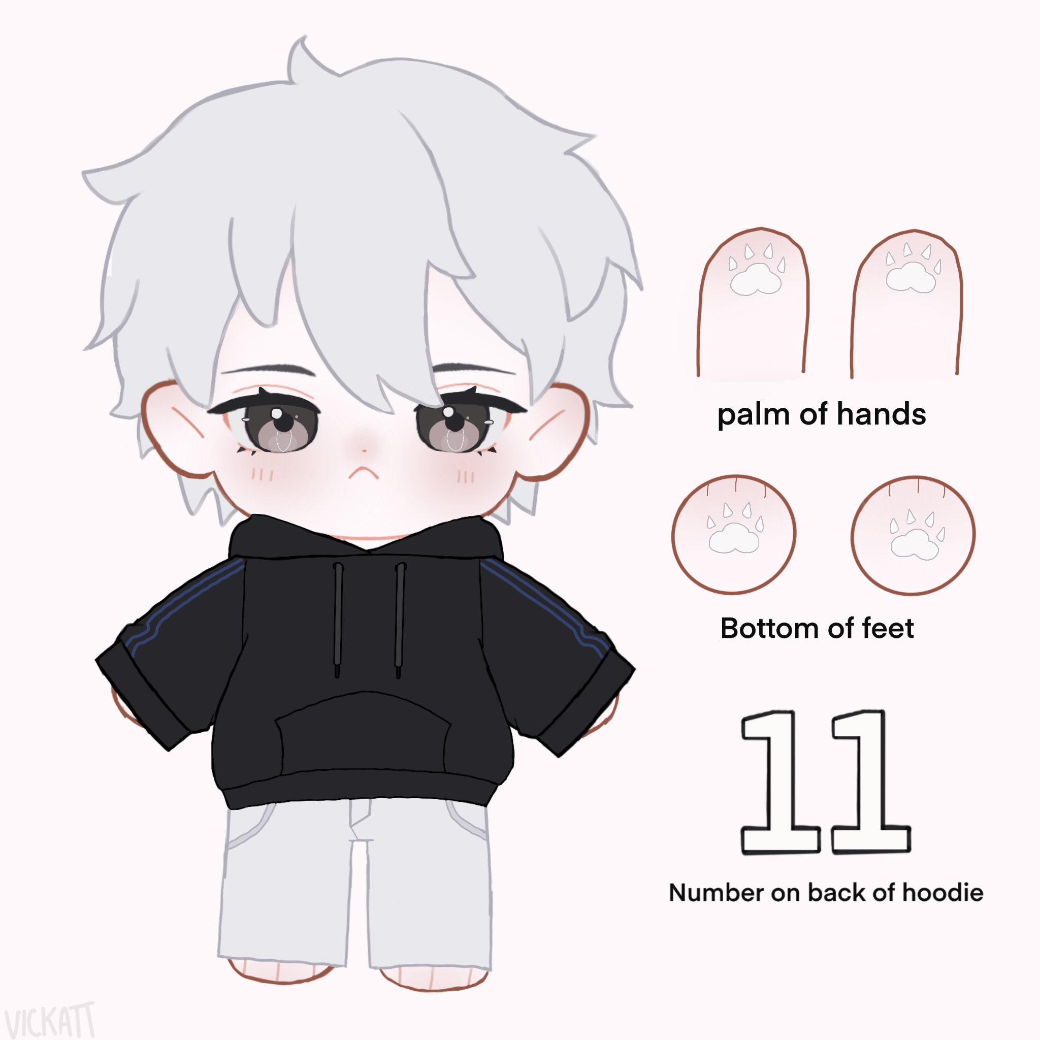 Custom Cotton Doll Reference Sheets - Etsy