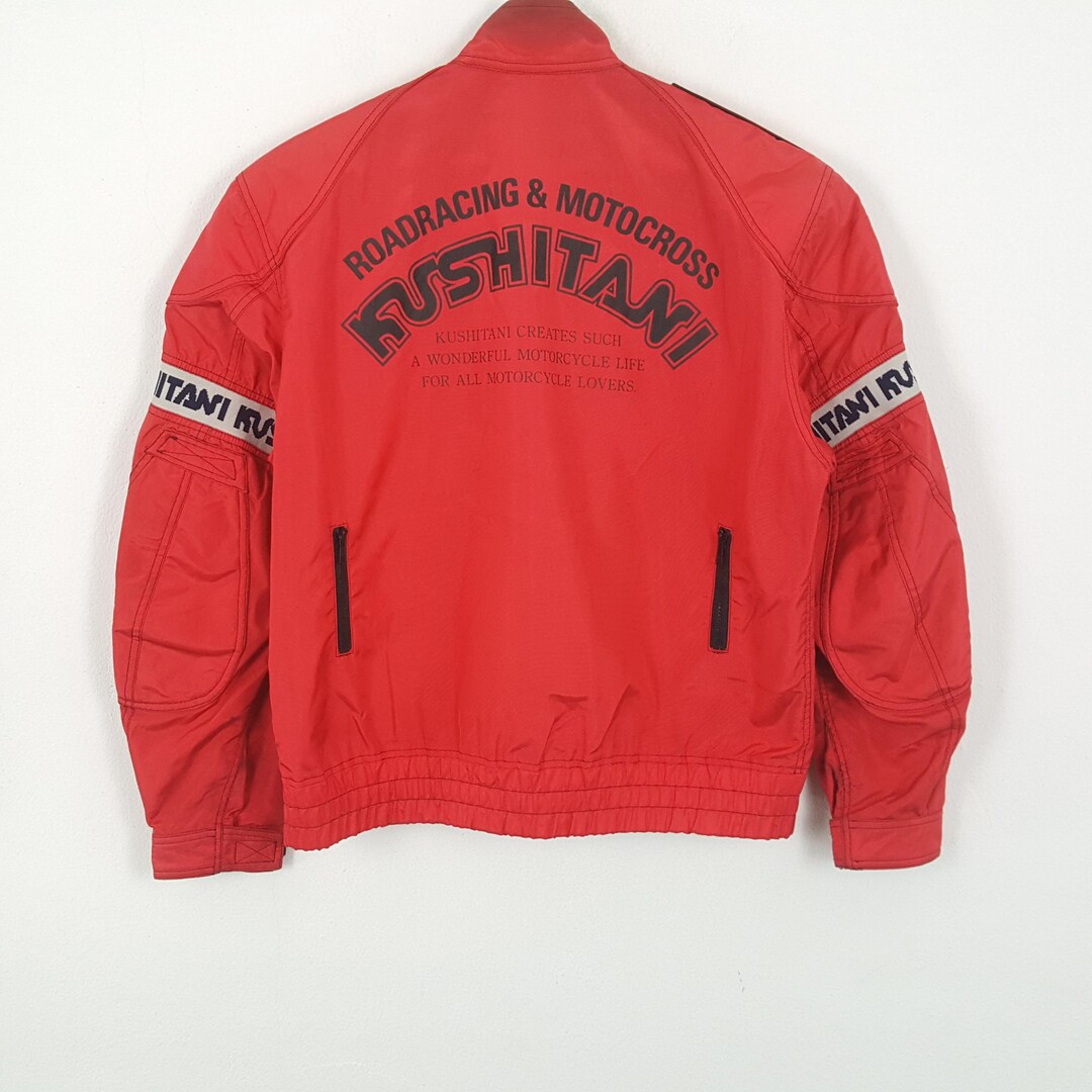 HOLE SHOT 1 KUSHITANI Japanese Motorcycle Racing Jacket - Etsy