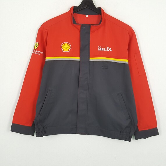 FERRARI SHELL Formula One Racing Team Jacket - Gem