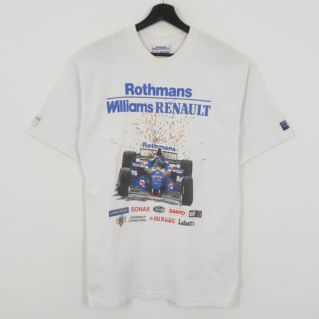 ROTHMANS WILLIAMS REANULT Formula One Racing Team F1 Vintage T-sihrts ...