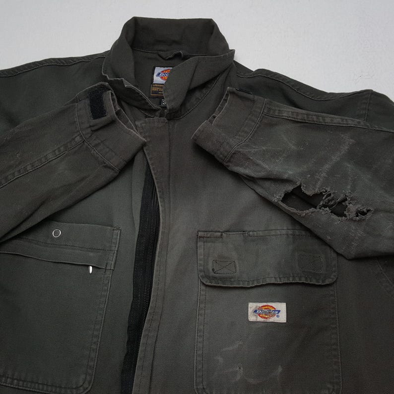 DICKIES X STUSSY Streetwear Skateboard Style Custom Logo Distressed ...