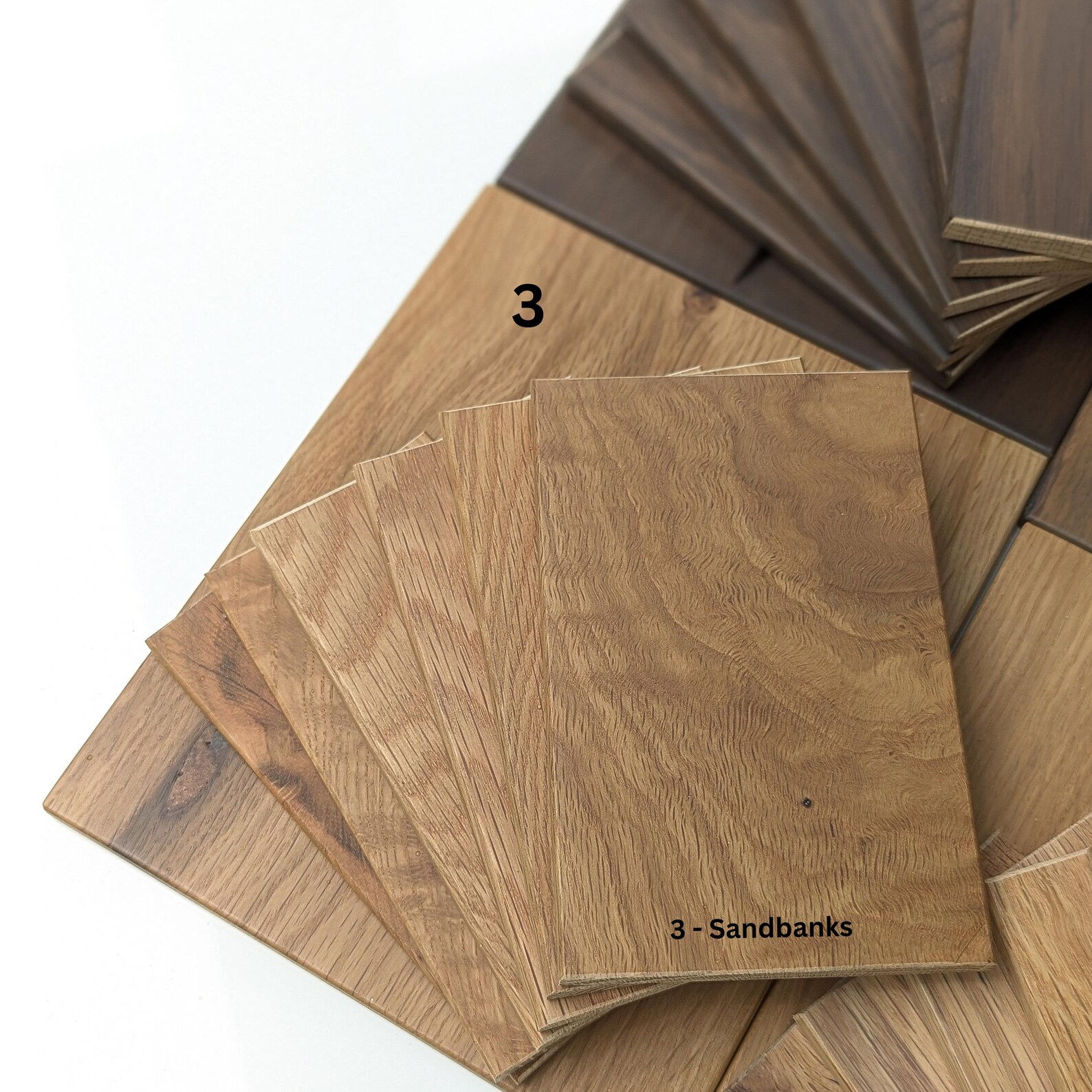 Wood Samples - Set of 4 on White Oak - Etsy