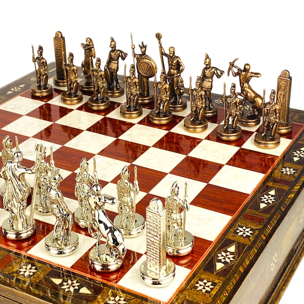Greek Chess Set - Etsy