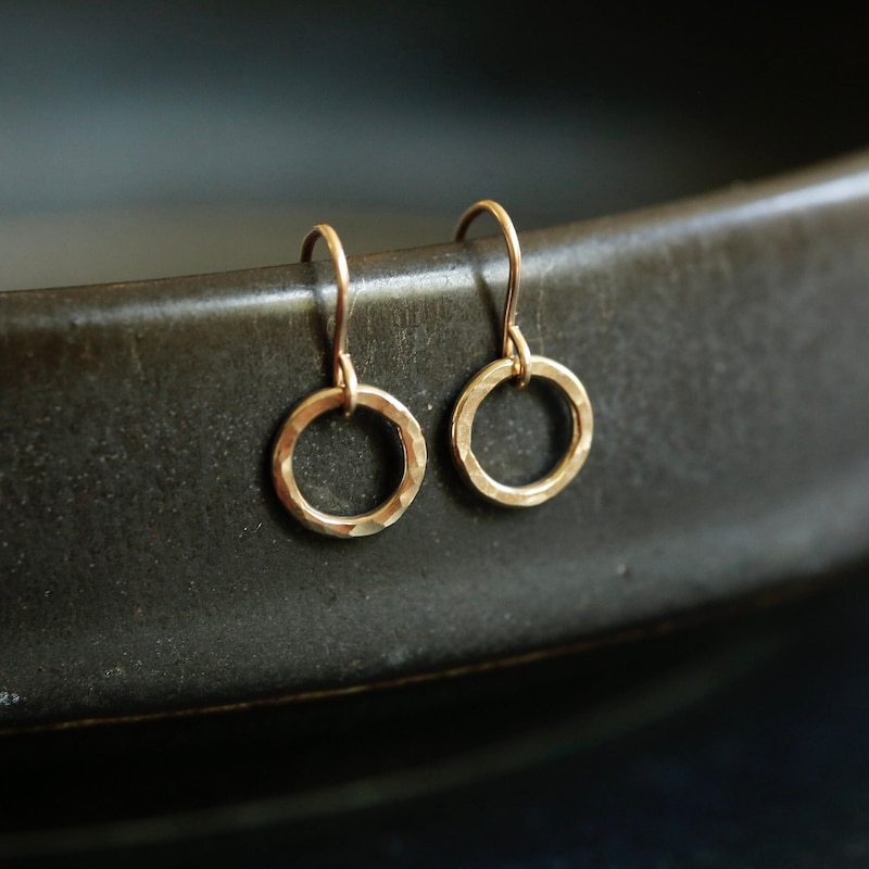 Circle Earrings - Etsy
