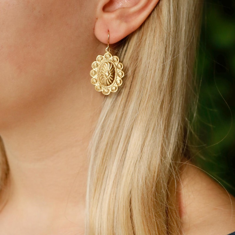 Gold Concho Necklaces - Etsy