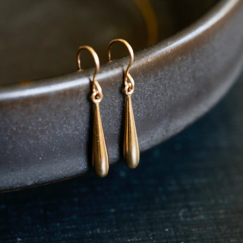 Gold Drop Earrings - Etsy