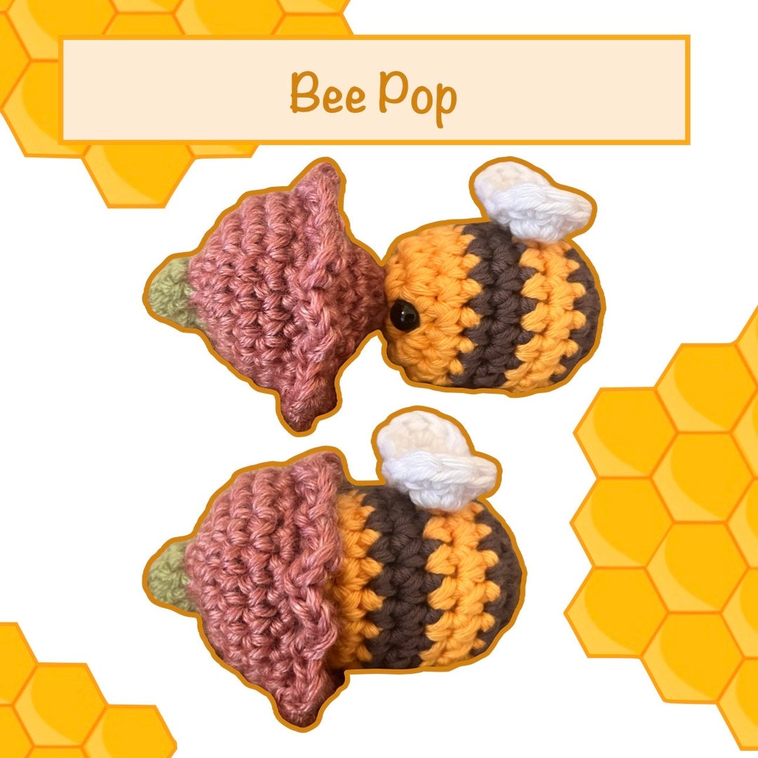 Bee Pop Fidget Toy Crochet Pattern - Etsy
