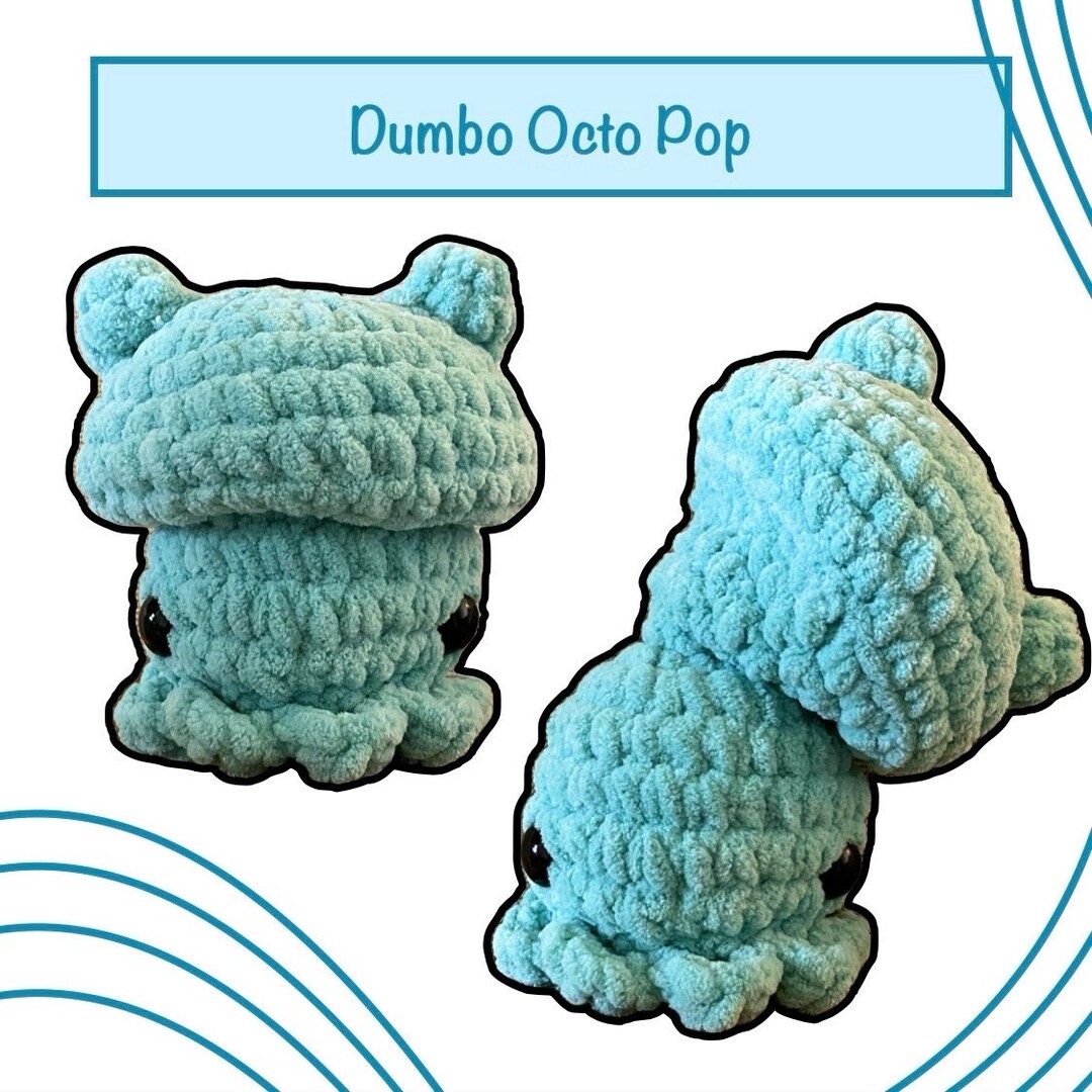 Dumbo Octo Pop Fidget Toy Crochet Pattern - Etsy