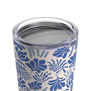 Blue Floral Pattern Tumbler 20oz, With 10 Styles Available - Etsy