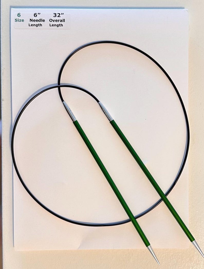 Signature Needle Arts Circular Knitting Needle Size 06, 6 Overall 32 - Etsy