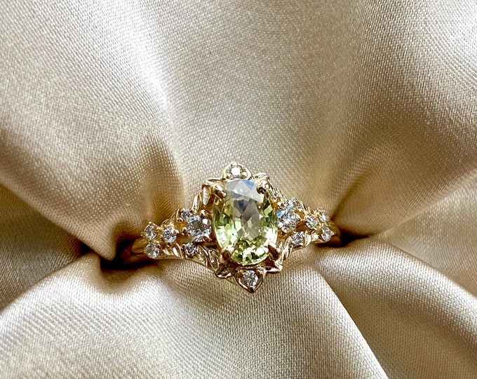 Gold Fairy Ring,9ct,9k Gold,small Woodland Pixie, Fantasy,angel,goddess ...