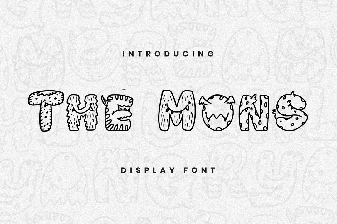 The Mons Font: A Captivating Blend of Elegance and Modern Typography - Etsy