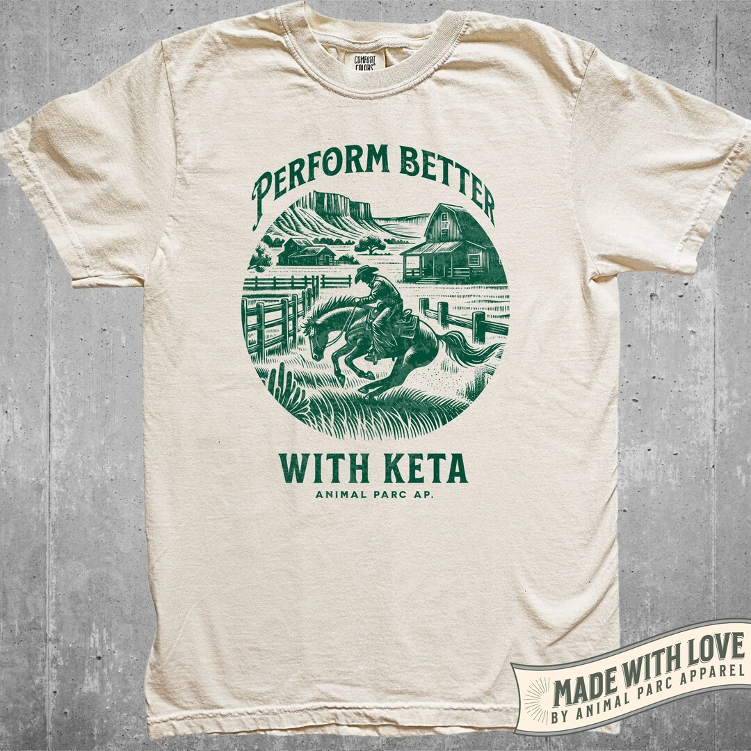 Perform Better With Keta Unisex Vintage Shirt, Funny Horse Ketamine T ...