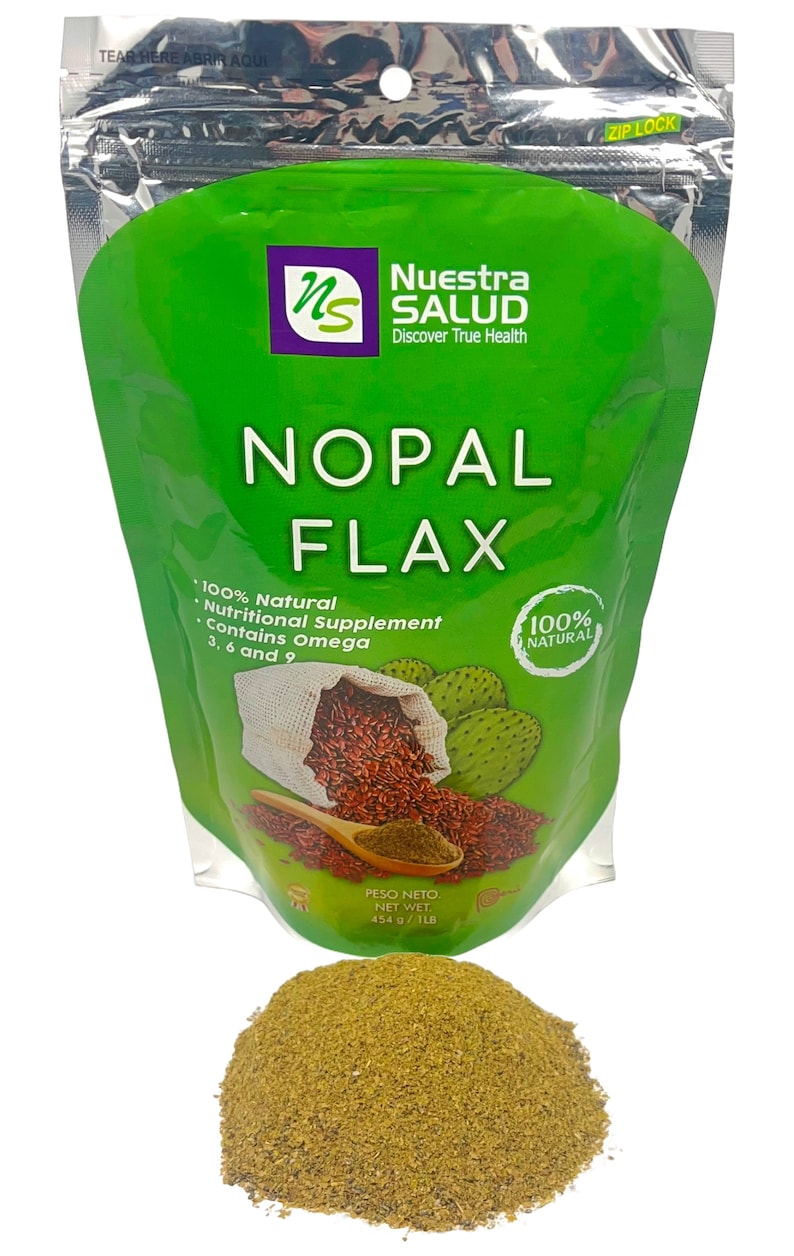 Nopal Flax Plus Linaza Original Fiber (454g) Colon Cleanser - Etsy