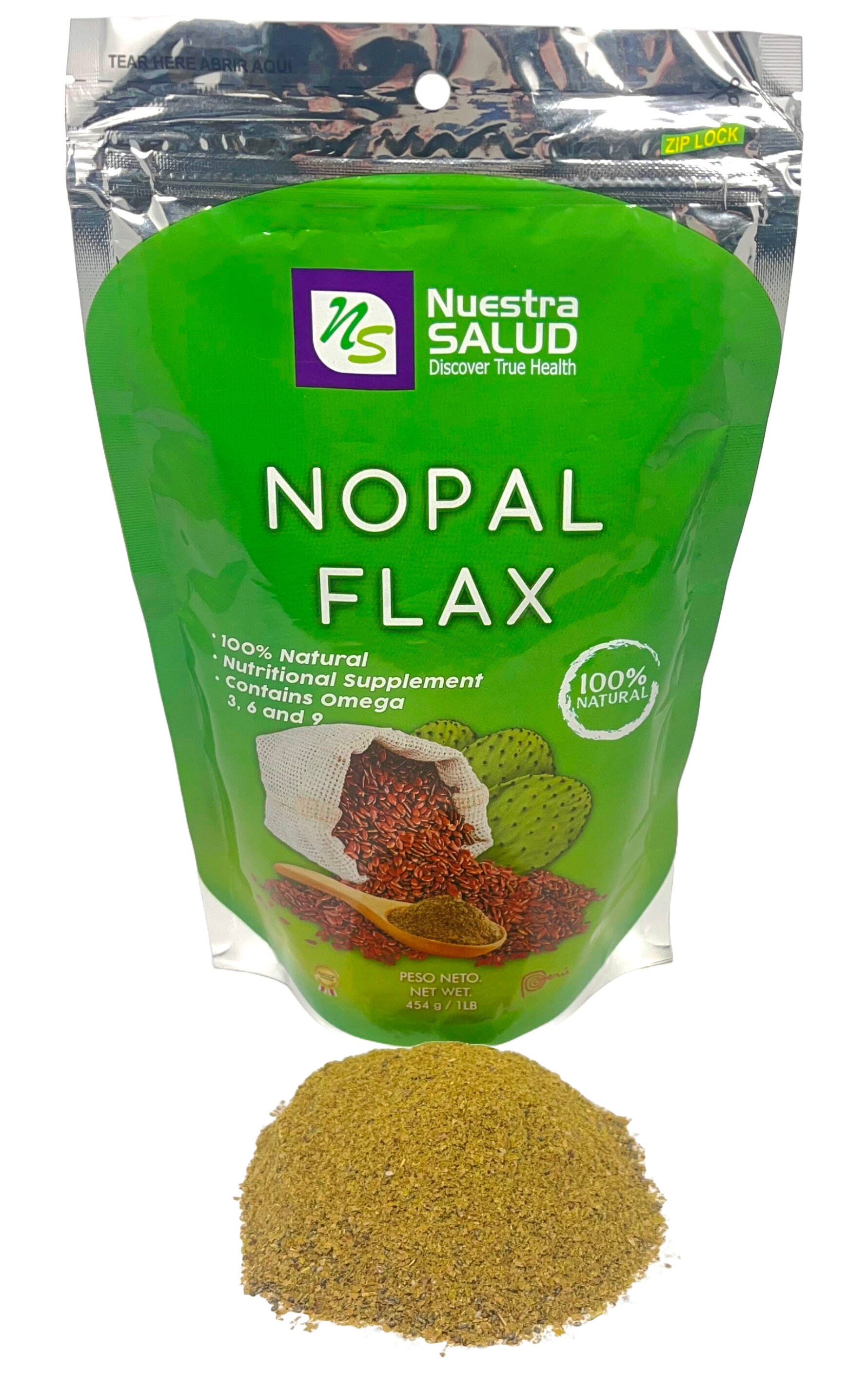 Nopal Flax Plus Linaza Original Fiber (454g) Colon Cleanser - Etsy