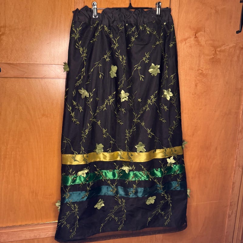 Ribbon Skirt With Pockets - Etsy