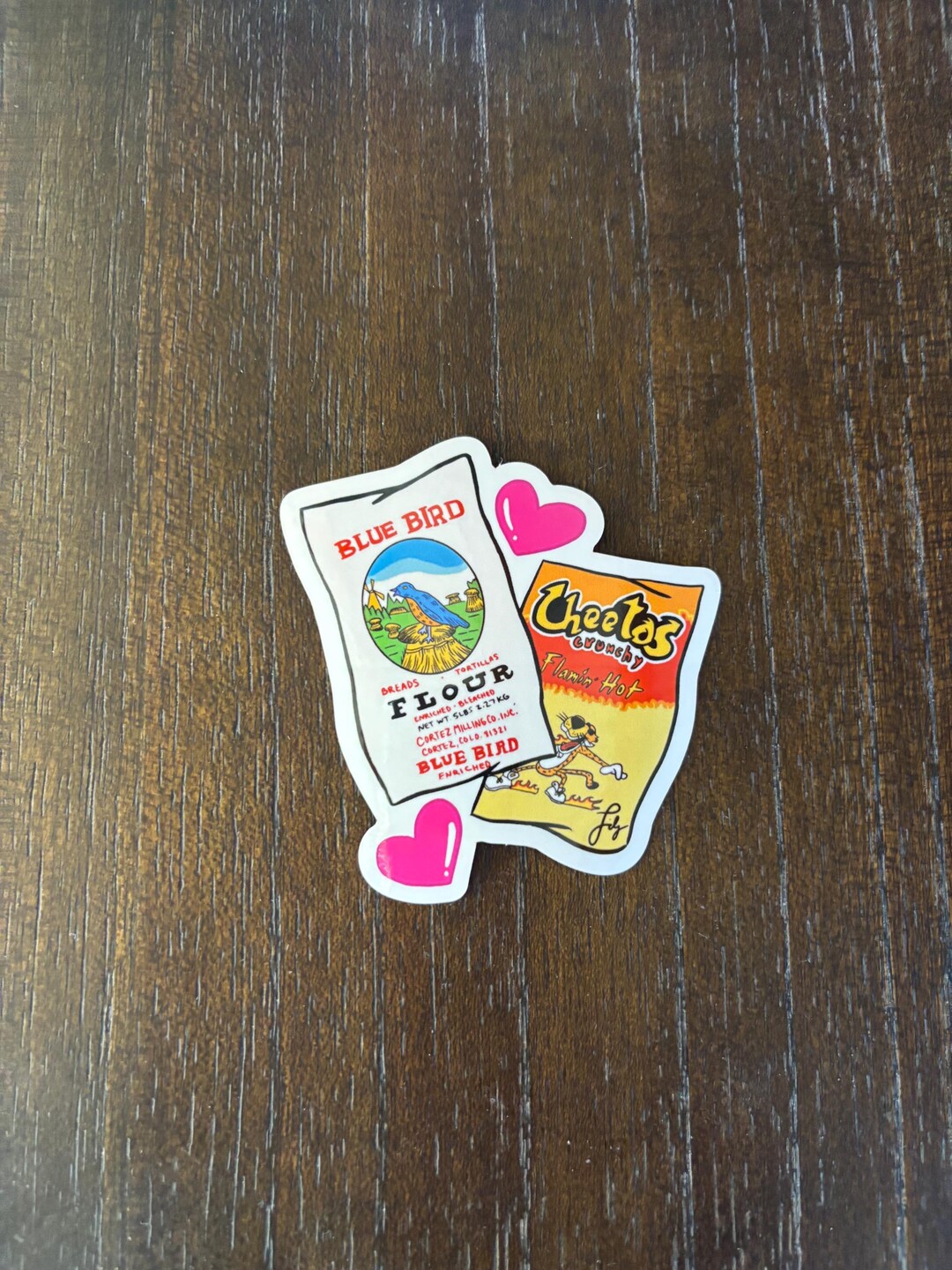Blue Bird X Hot Cheetos Sticker - Etsy