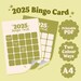 2025 Bingo Card, 2025 Vision Board, 2025 Manifestation, 2025 New Year's ...