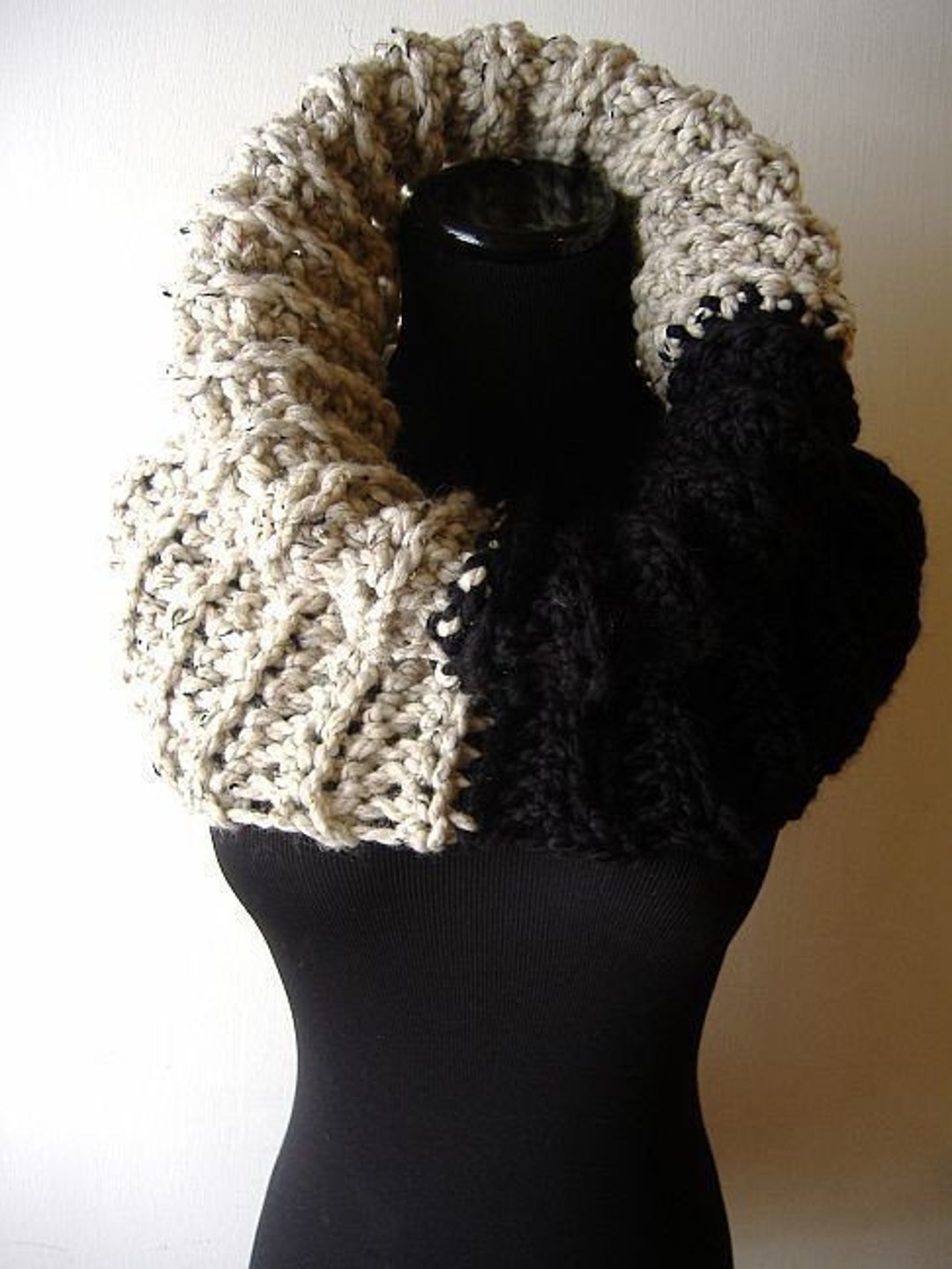 Crochet Cowl, Neck Cowl, Infinity Wrap, Snood, Oversized Cowl, Neck ...