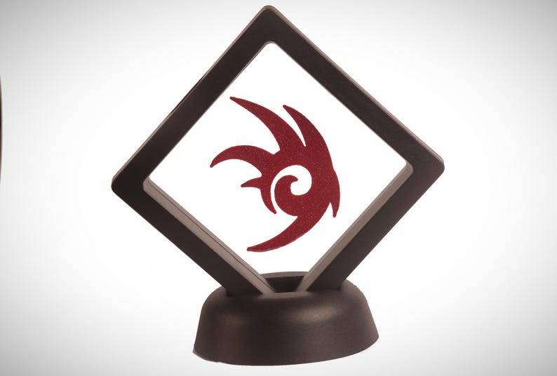 Shadow the Hedgehog Display Stand 3D Printed Floating Logo Stand ...