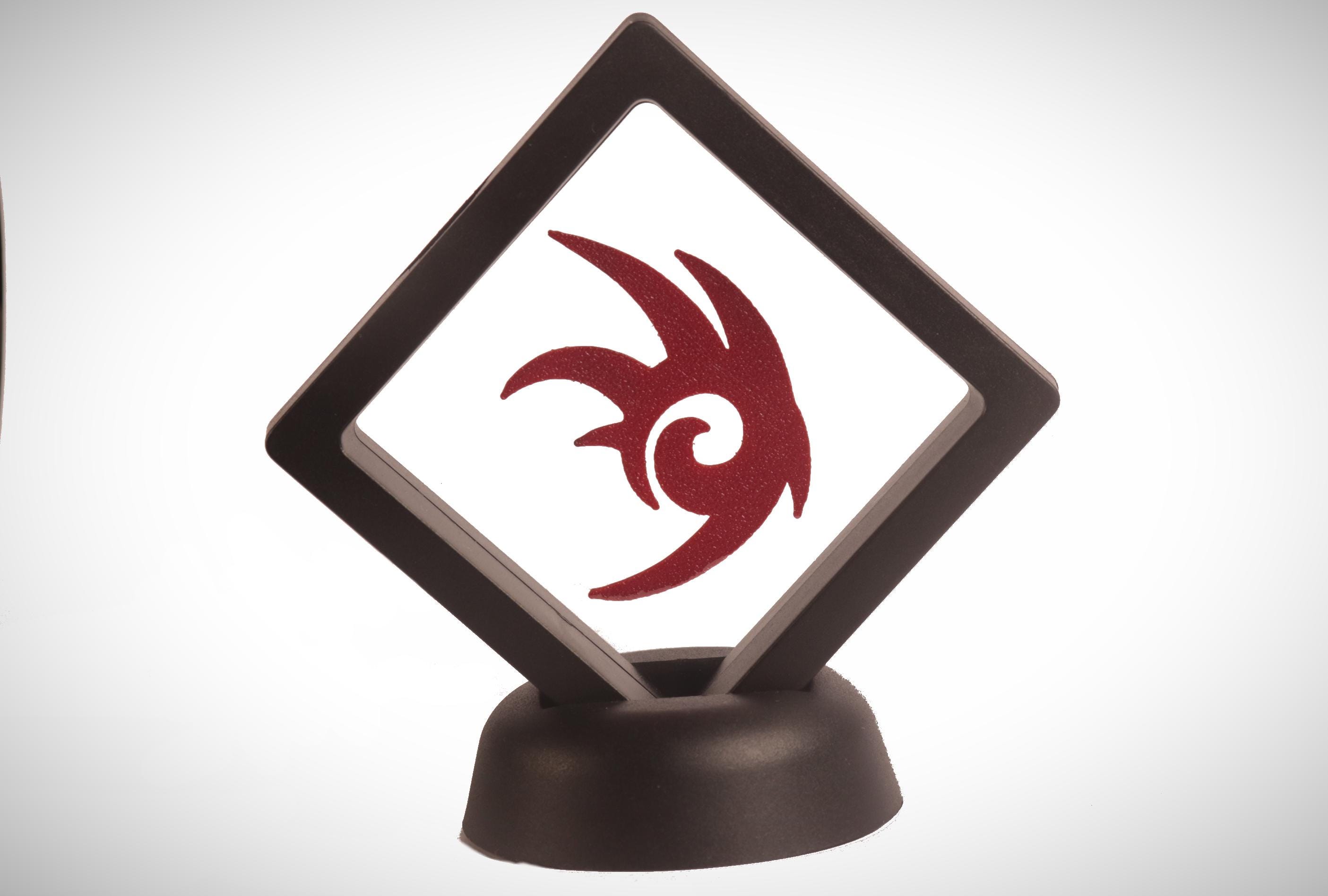 Shadow the Hedgehog Display Stand 3D Printed Floating Logo Stand ...