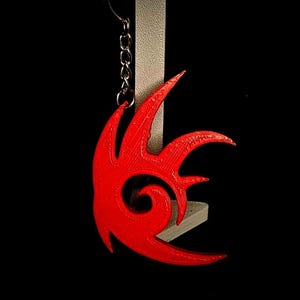 Shadow the Hedgehog Keychain | 3D Printed Sonic X Shadow Generations ...