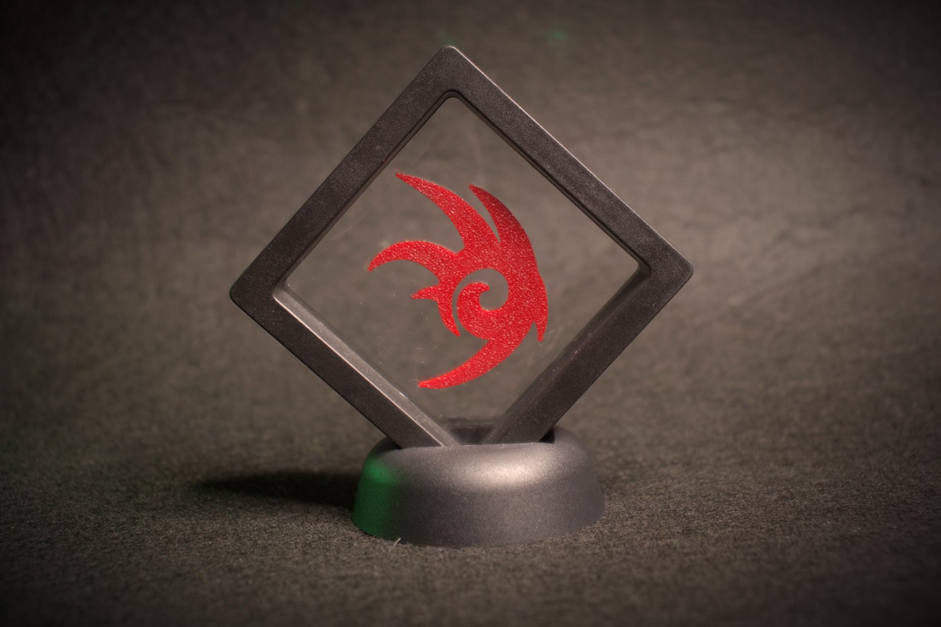 Shadow the Hedgehog Display Stand 3D Printed Floating Logo Stand ...