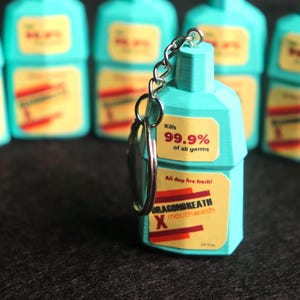Mouthwashing Bottle Keychain | 3D Printed Dragonbreath Mouthwash ...