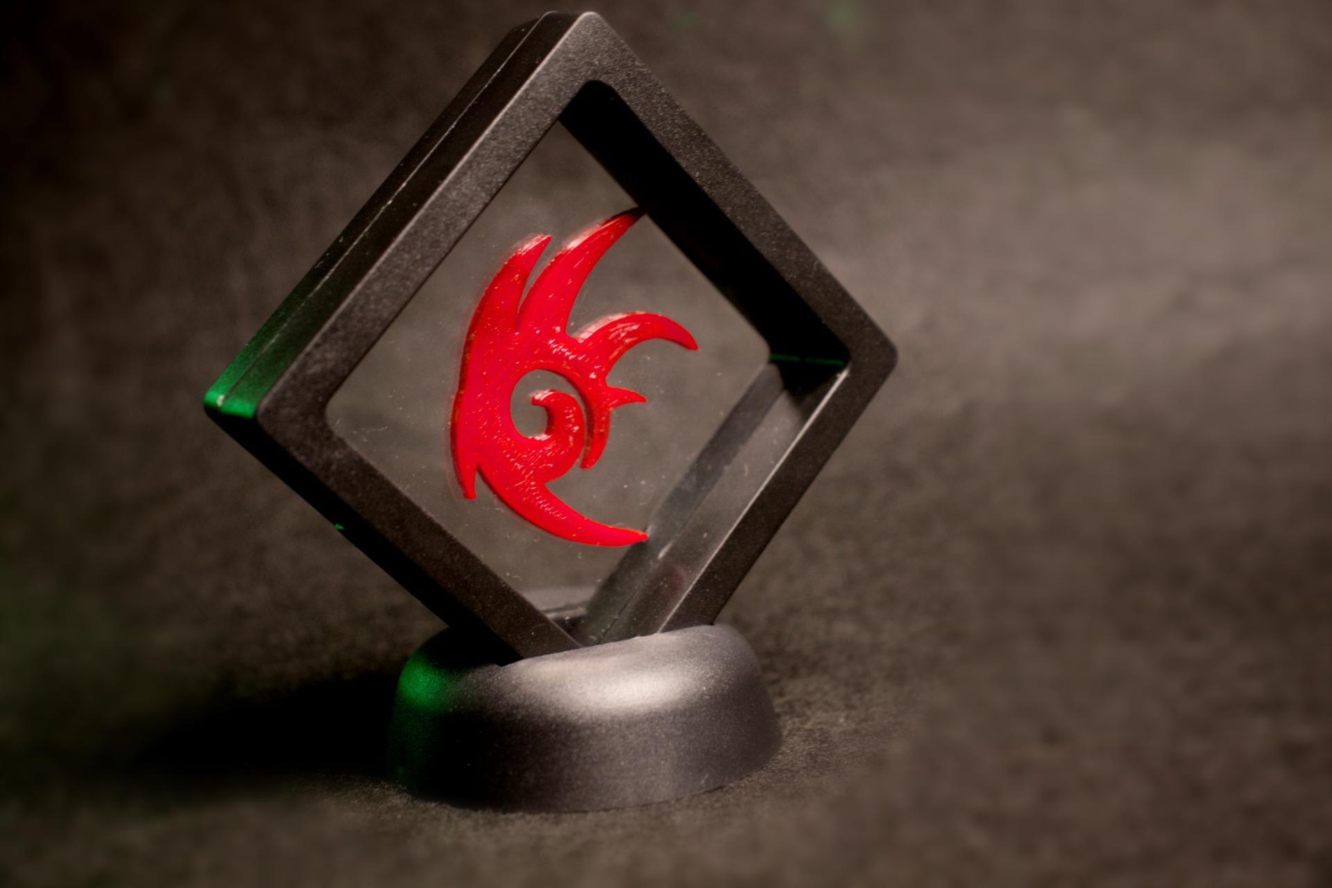 Shadow the Hedgehog Display Stand 3D Printed Floating Logo Stand ...