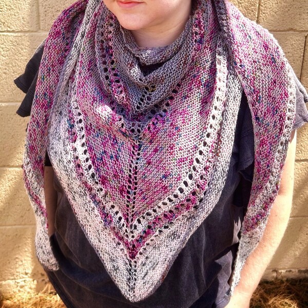 Knitted Shawl - Etsy