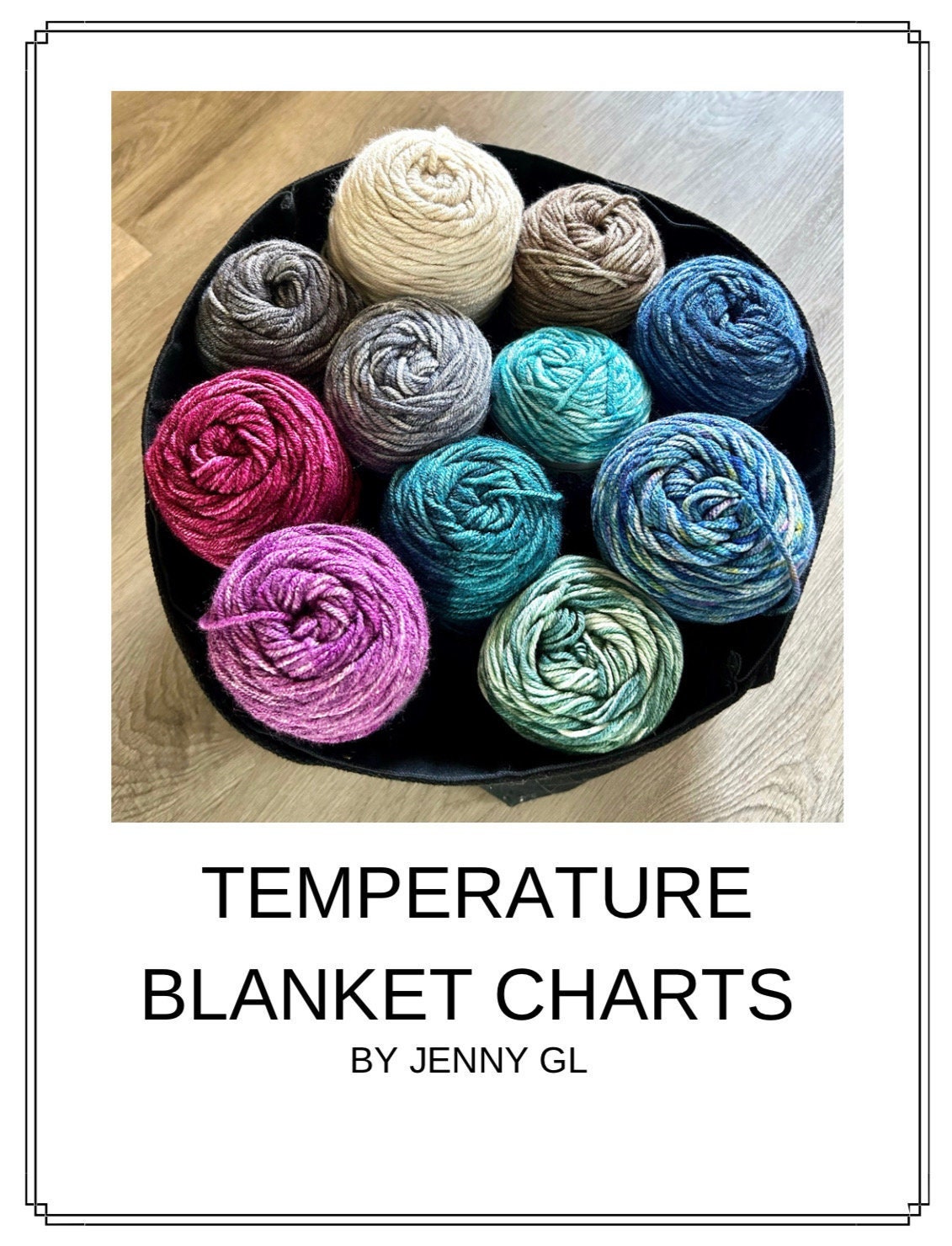 Temperature Charts Temperature Blanket, CHARTS ONLY, Crochet Blanket ...