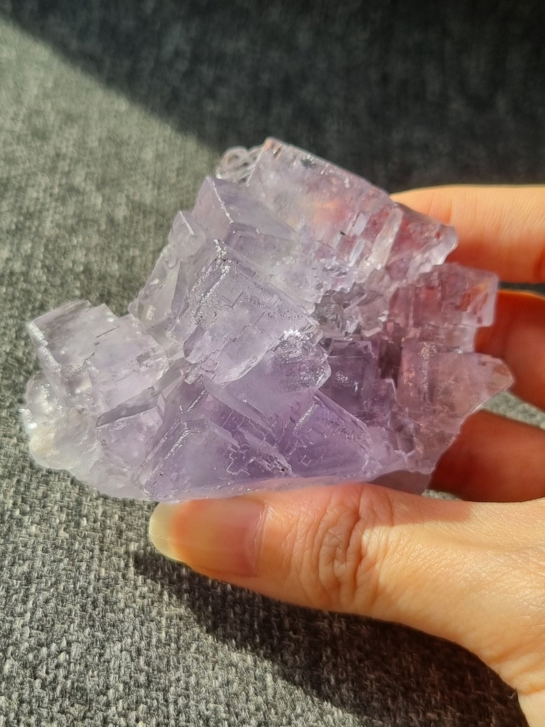 La Viesca Fluorite, Asturias, Spain, Glassy Purple Blue Fluorite ...