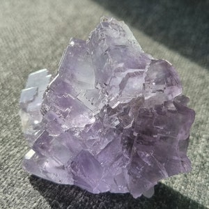 La Viesca Fluorite, Asturias, Spain, Glassy Purple Blue Fluorite ...