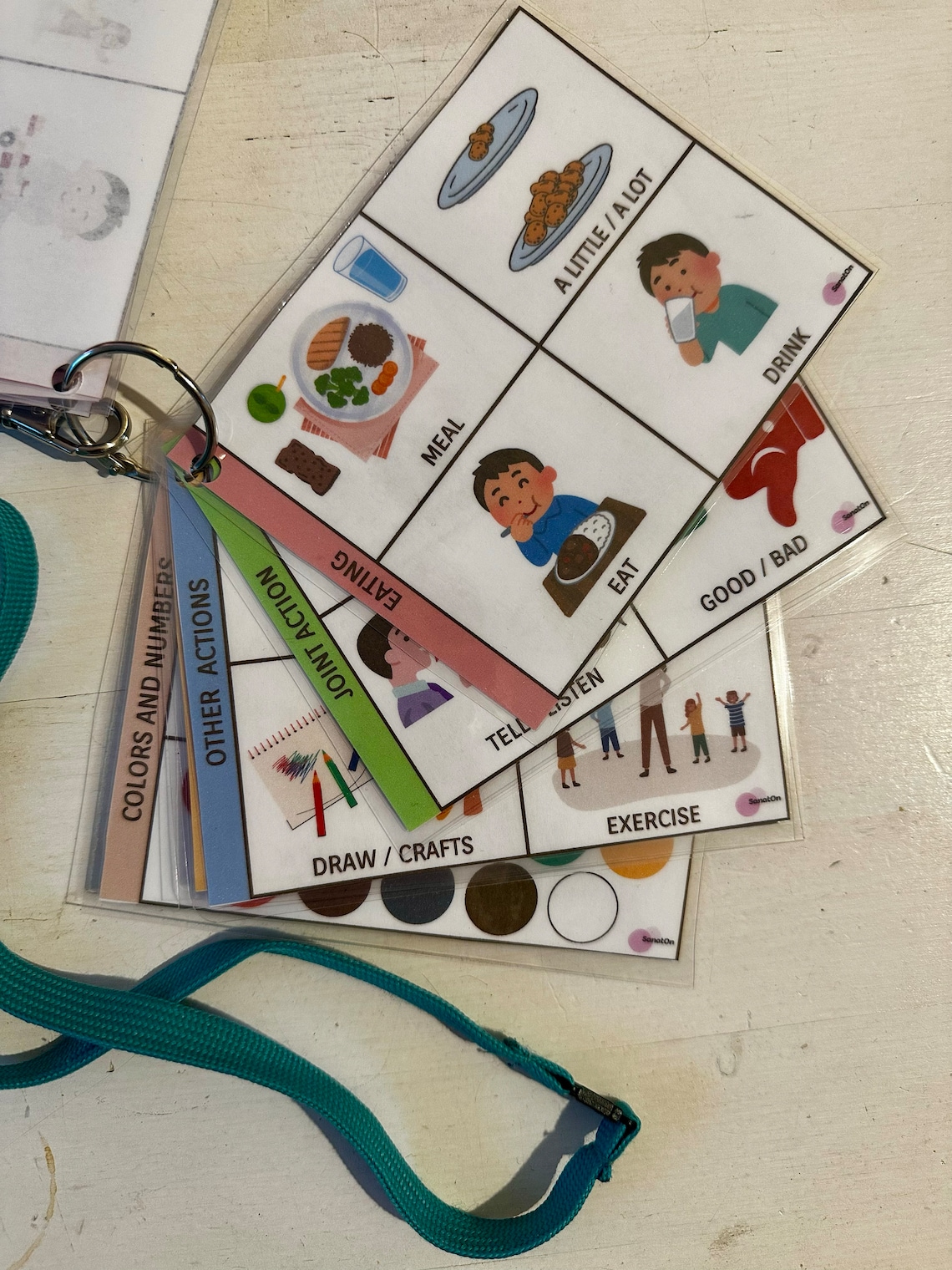 Communication Pictures for Key Chain, Day Care, Kindergarten, Special ...