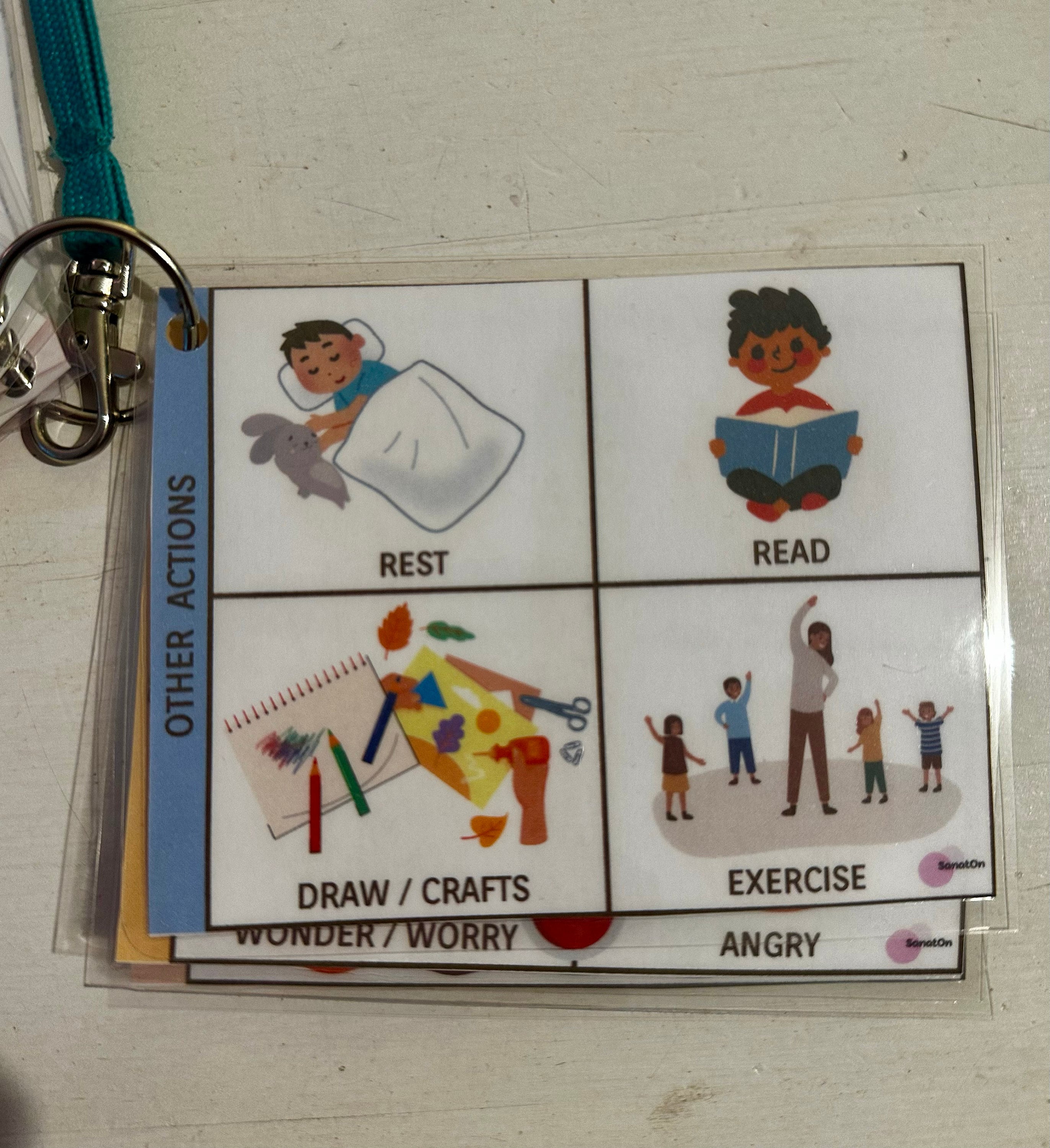 Communication Pictures for Key Chain, Day Care, Kindergarten, Special ...