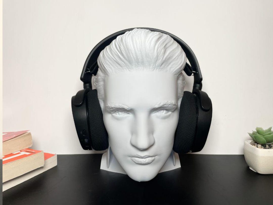 Elvis Presley Headphone Stand, the King Desk Decor, Rock n Roll Music ...
