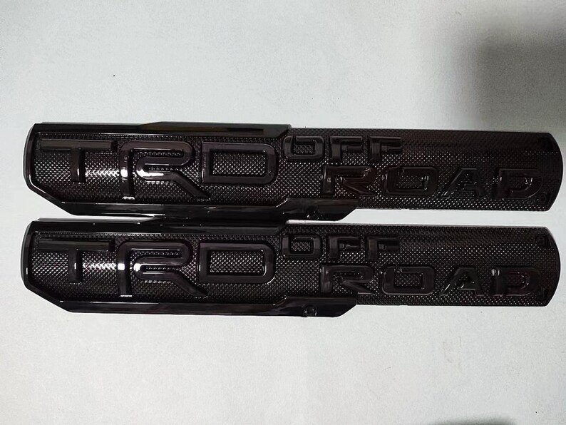 2PCS TRD Offroad Sport Pro 3D Door Fender Emblem Decal Badge Sticker ...