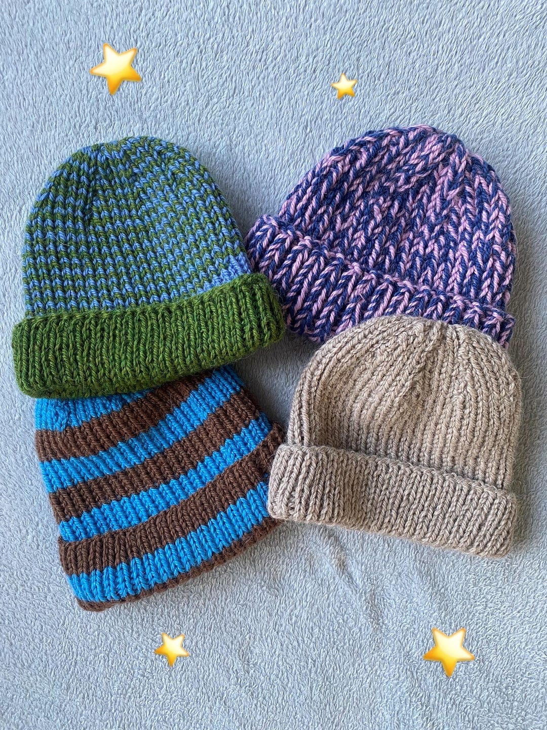 The Classy Beanie Knitting Pattern | Ribbed Hat PDF | Beginner-friendly ...