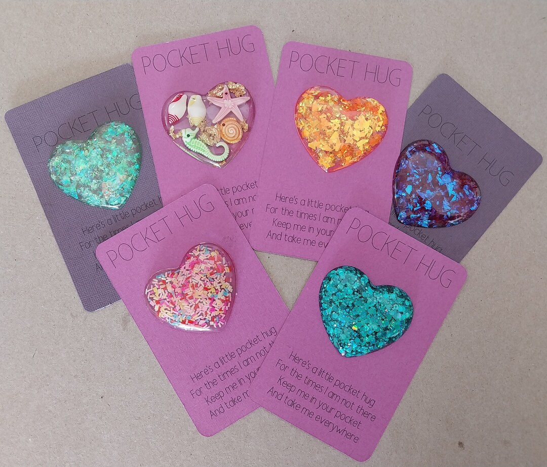 Pocket Hug Love Heart - Etsy Australia