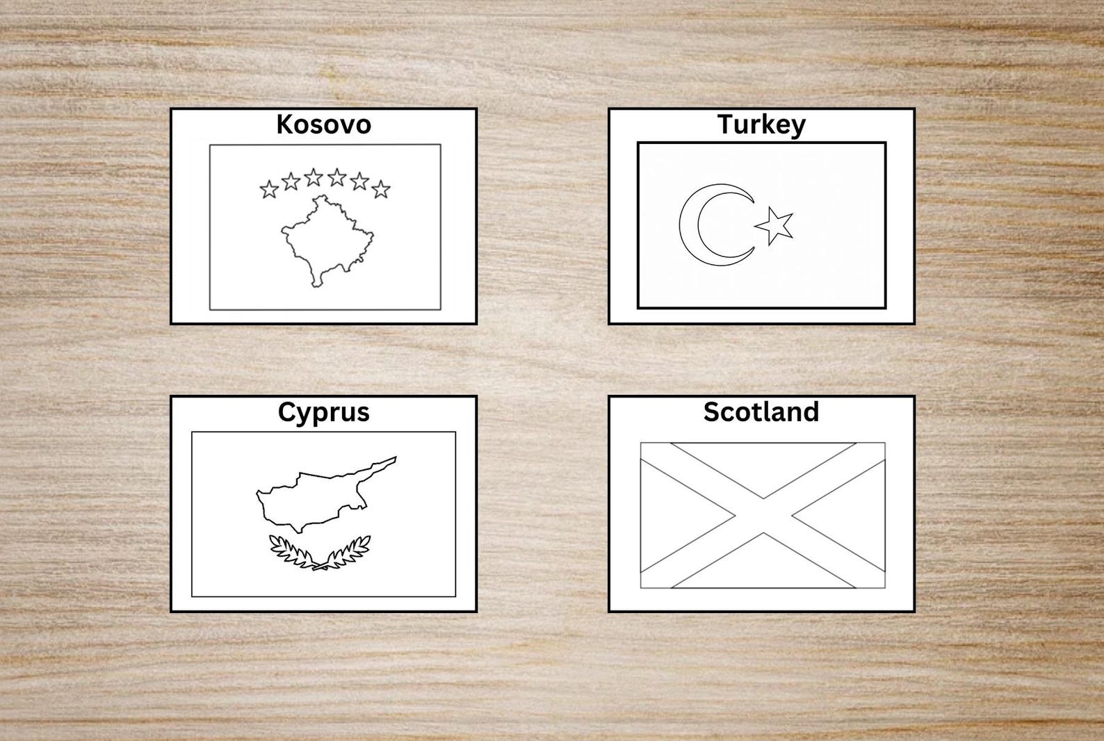 Flags of Europe Coloring Pages | Coloring European Flags | Coloring ...