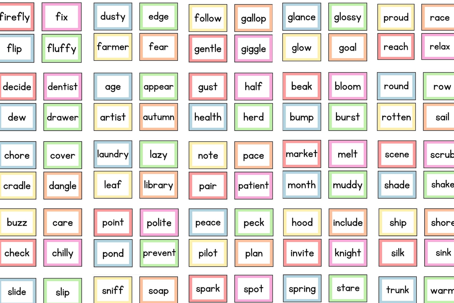 200+ 2nd Grade Sight Word Flashcards | Second Grade Vocab | 2nd Grade ...
