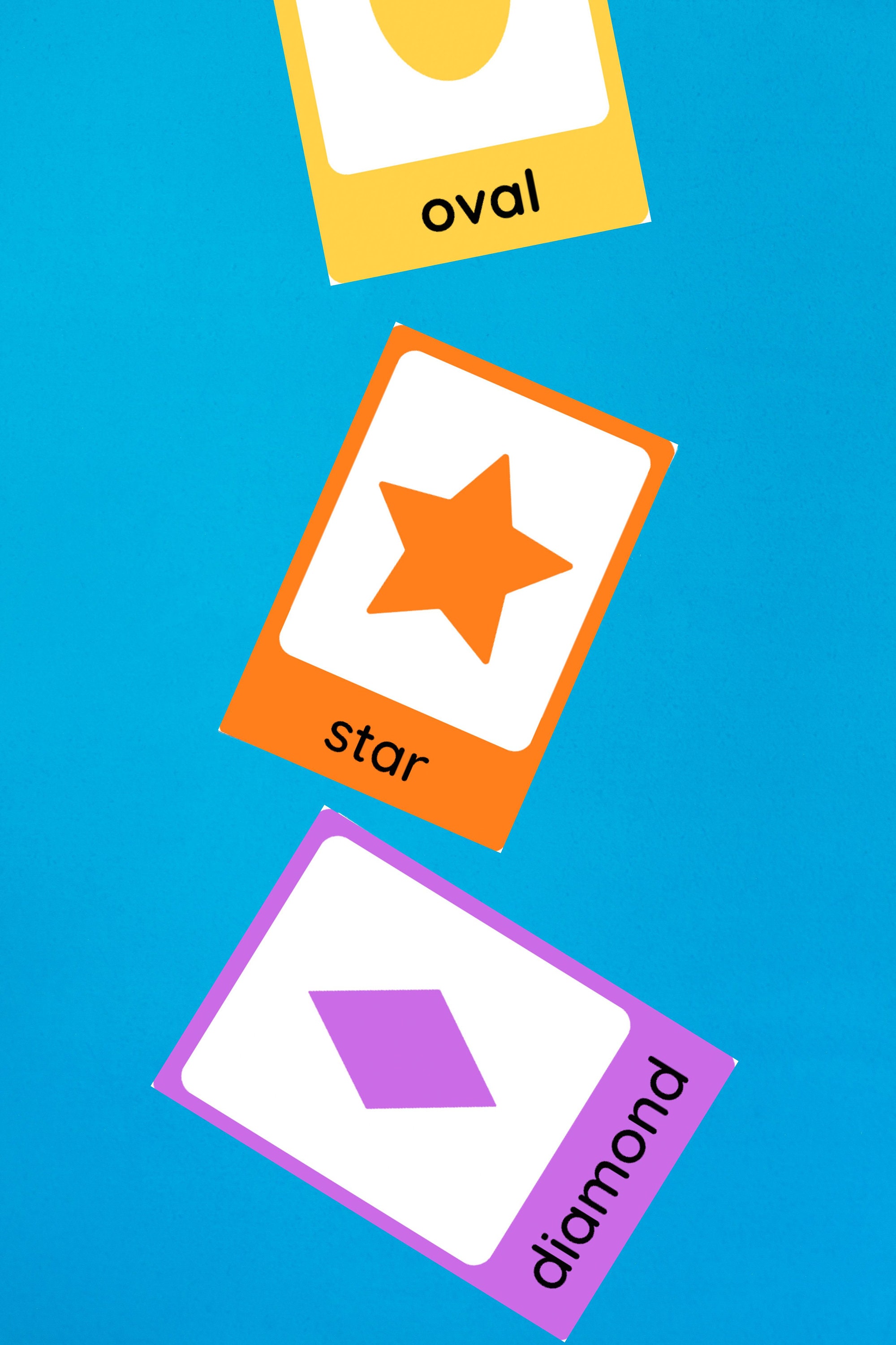 Learning Shapes Sight Word Flashcards Pre-k, Kindergarten Summer ...