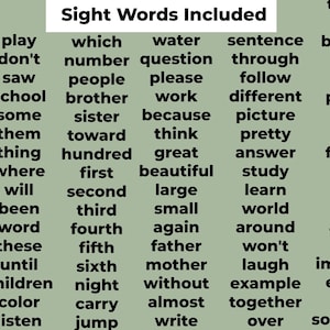 100 3rd Grade Sight Word Flashcards | Third Grade Vocabulary | 3rd ...