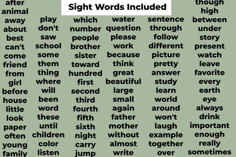 100 3rd Grade Sight Word Flashcards | Third Grade Vocabulary | 3rd ...