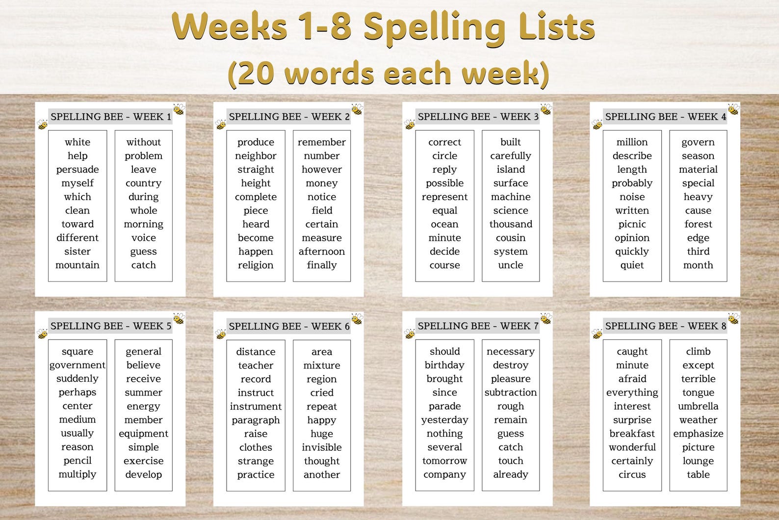 4th Grade Spelling Worksheets and Flashcards | 4th Grade Homeschool and ...